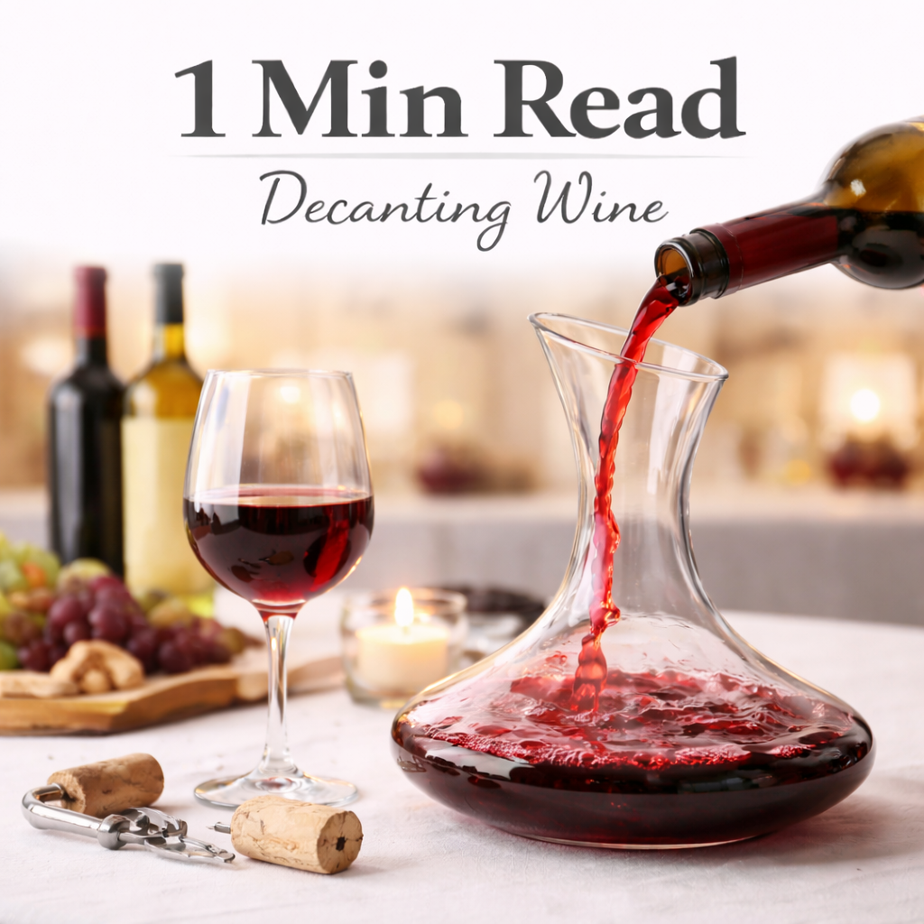 Today’s 1 Minute Read: Decanting Wine - Unpolished Grape